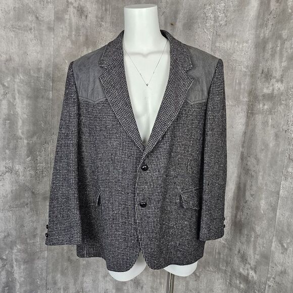 Pendleton | Suits & Blazers | Vintage Pendleton Blazer Men 5 Grey Wool ...